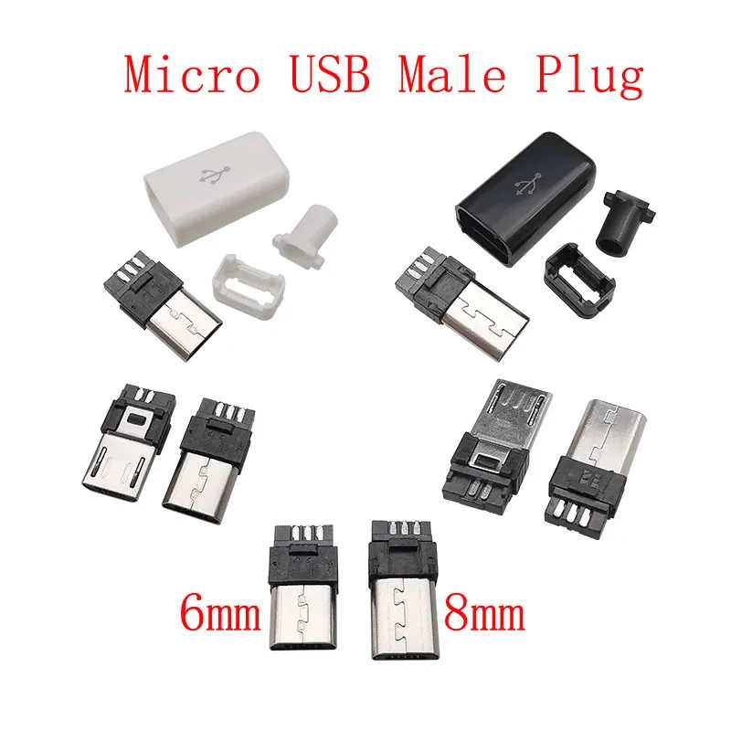 USB Connectors Micro USB / Type C / USB 2.0 Type A Male Female Assembly ...