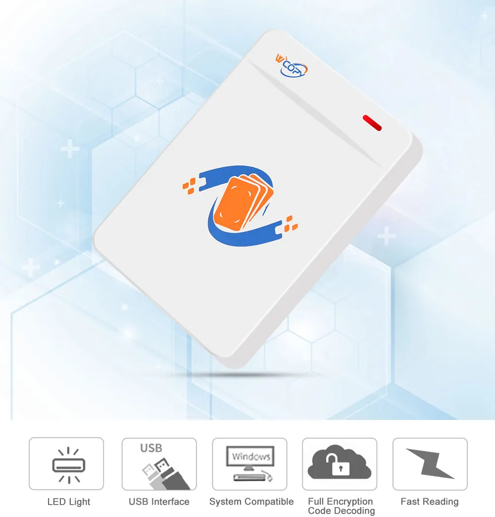 RFID Writer And Card Reader Writer Portable Smart Card Encoder Decoder ...