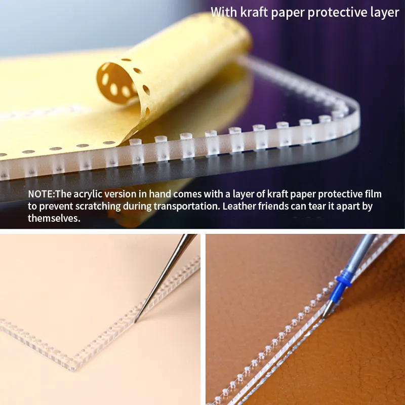 NUBECOM Crane Design Leather Template for custom made...