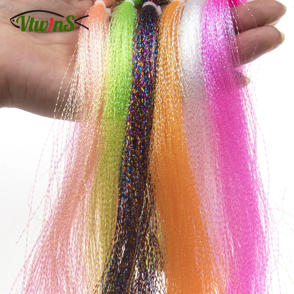 Crystal Flash Twisted Flashabou Holographic Tinsel for Fishing Lure ...