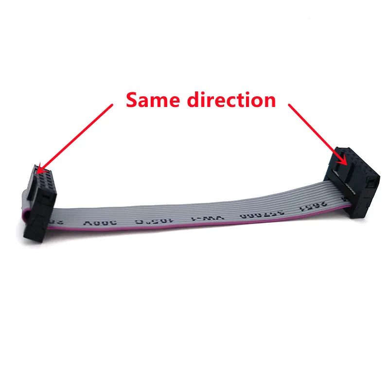 Wholesale 2.54MM Pitch JTAG ISP AVR Download Cable Wire FC 6/10/14/16 ...