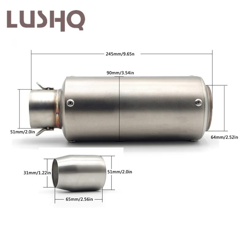 DHgate.com:BKBAT SYM Exhaust Pipe for Maxsym TL500, Cruisym 300 ...