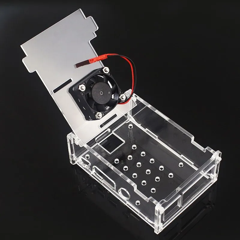 Raspberry Pi 4 Cooling Case With Fan Transparent Acrylic Case For ...