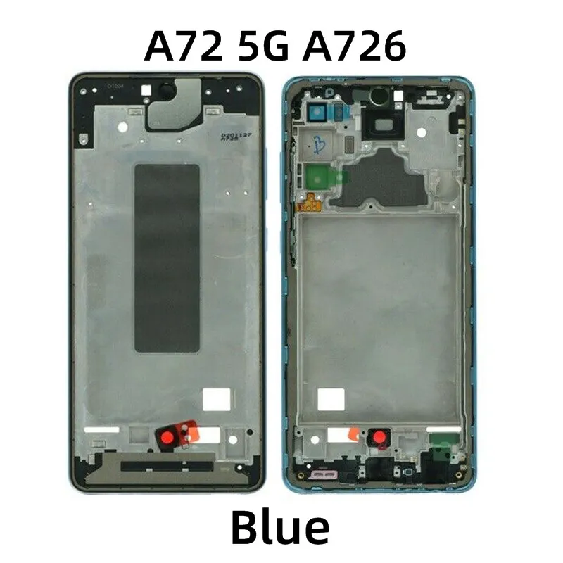 Samsung Galaxy A72 4G/5G SM-A725 SM-A726 Phone Screen Plate Panel LCD Bezel Frame Housing ...