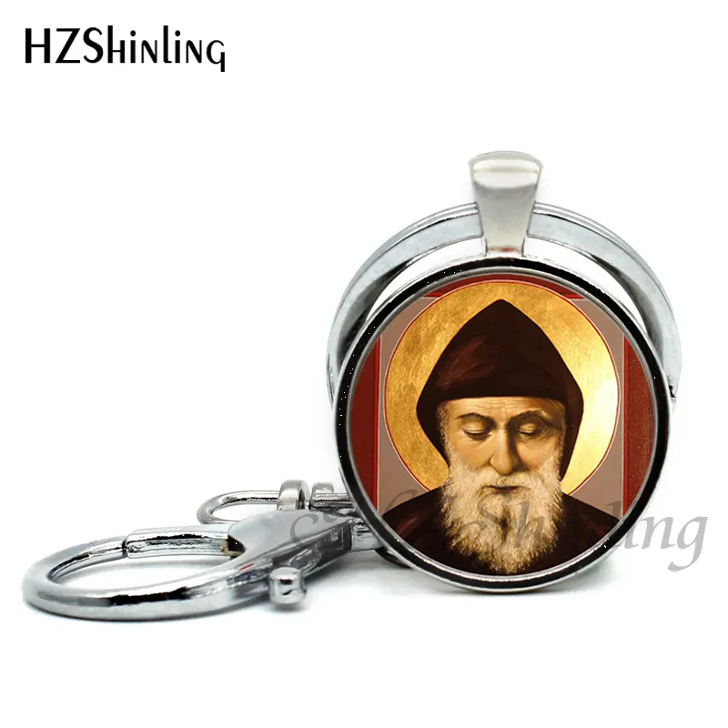 Religious Key Chains: Art Picture Glass Dome Pendant For Keys ...