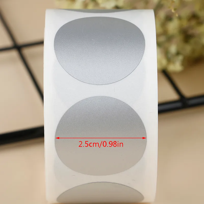 Round Silver Scratch Off Stickers 1 Inch Scratch Off Labels from Dhgate ...