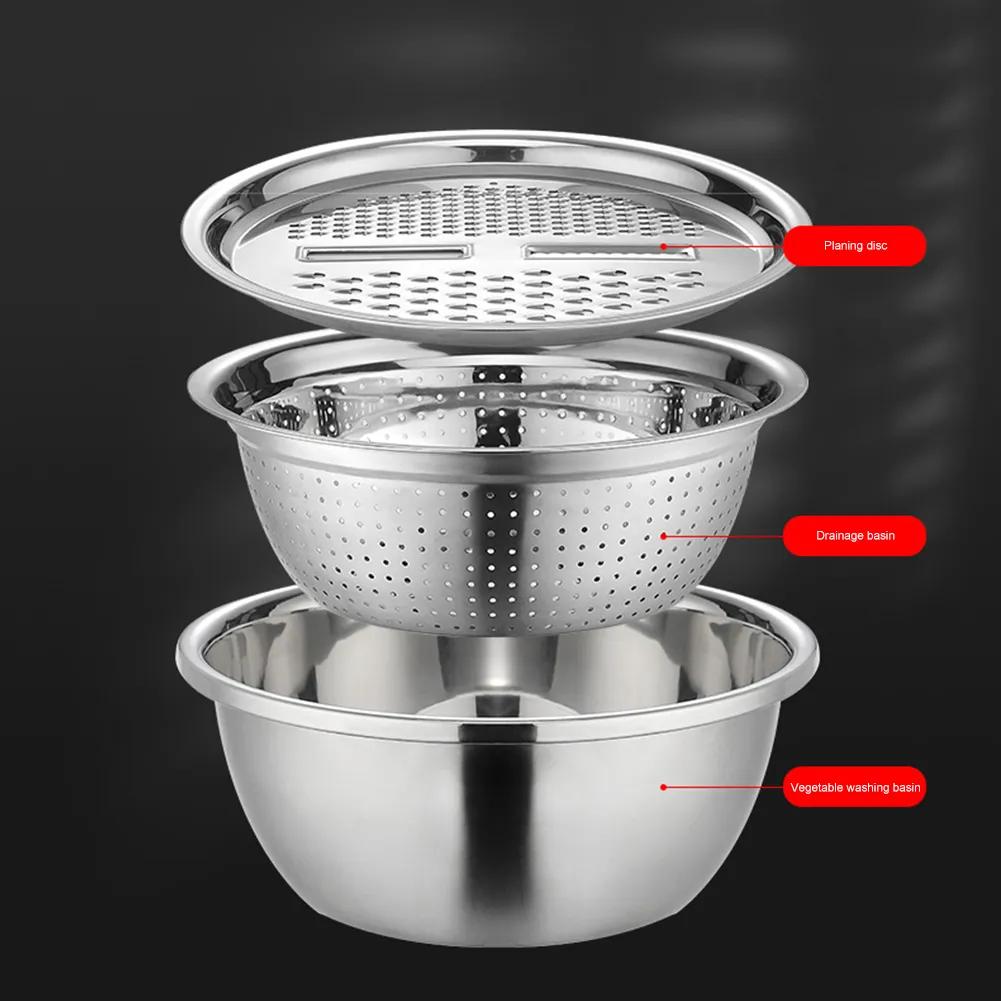 DHgate.com:Multifunctional 3-in-1 Grater Strainer & Washing Bowl Set ...