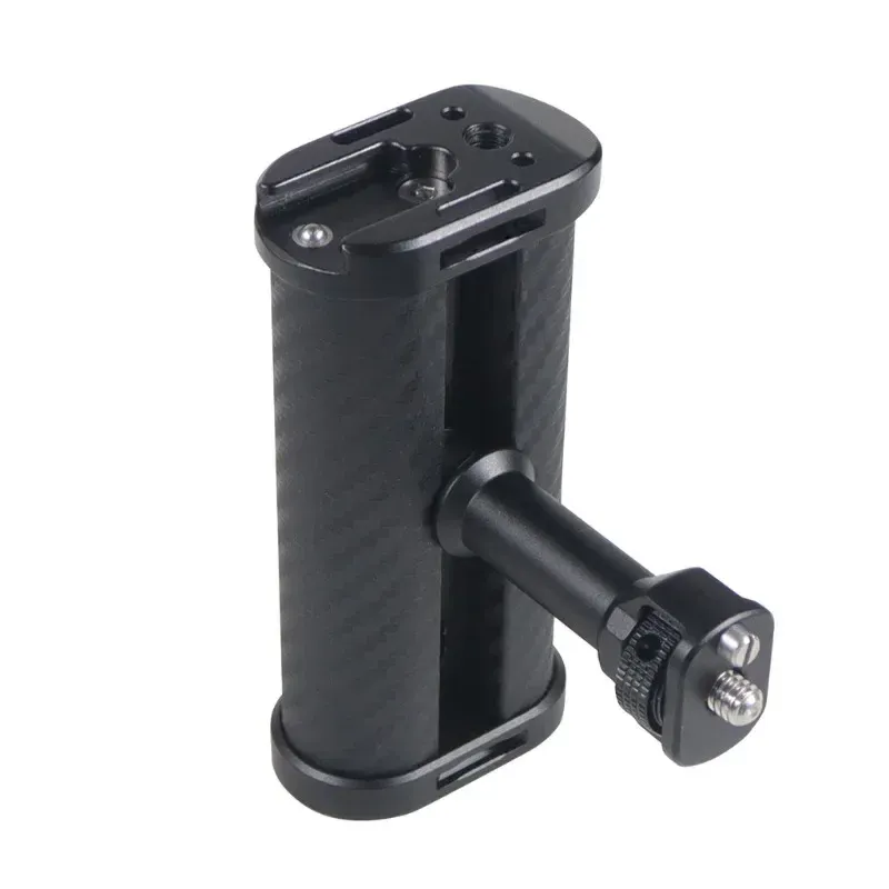 Adjustable Aluminum Side Handle with 1/4 Screw cage camera, Cold Shoe ...