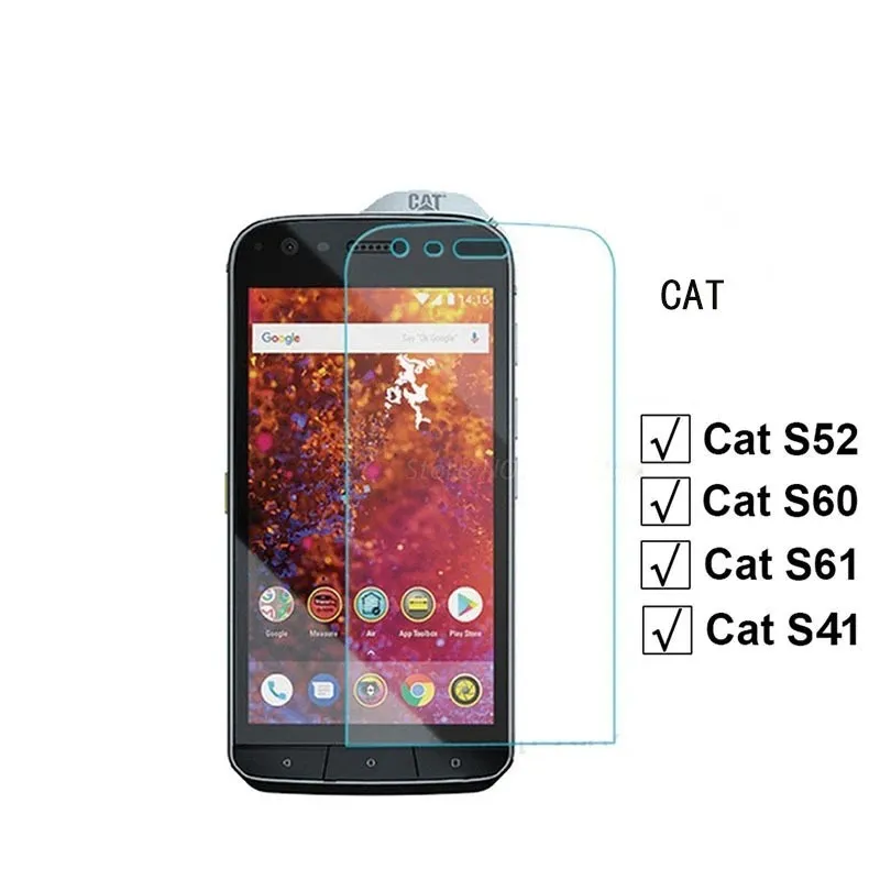 5D Tempered Glass Screen Protector for CAT S61 S60 S41 S30 S42 S52 S62 ...