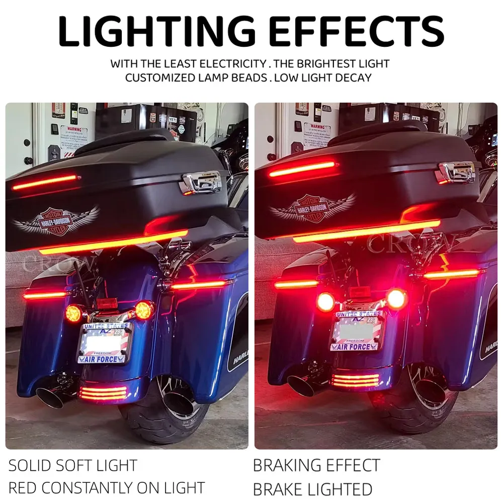 New Motorcycle LED Tail Lights Smoke Turn Signal... From Ddmyday, $175. ...