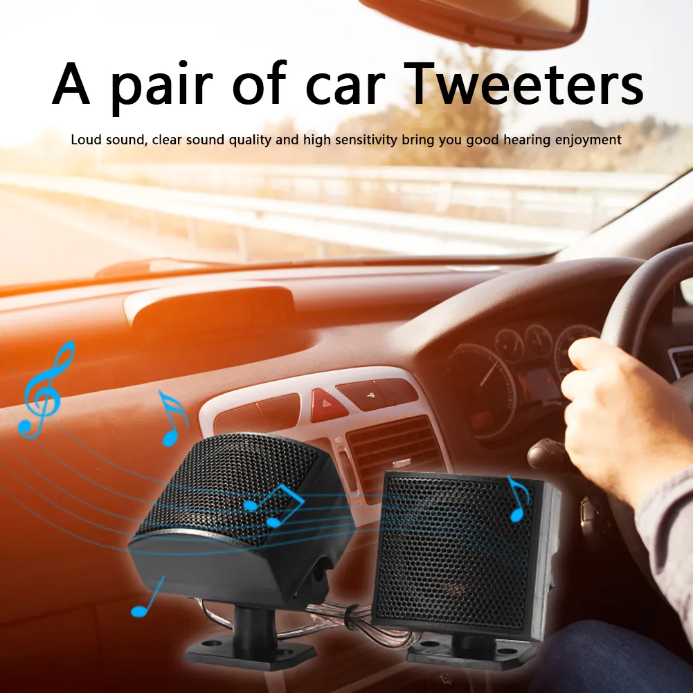 2x High-End DC 12V Adjustable Tweeter Car Speakers: Enhanced Audio ...