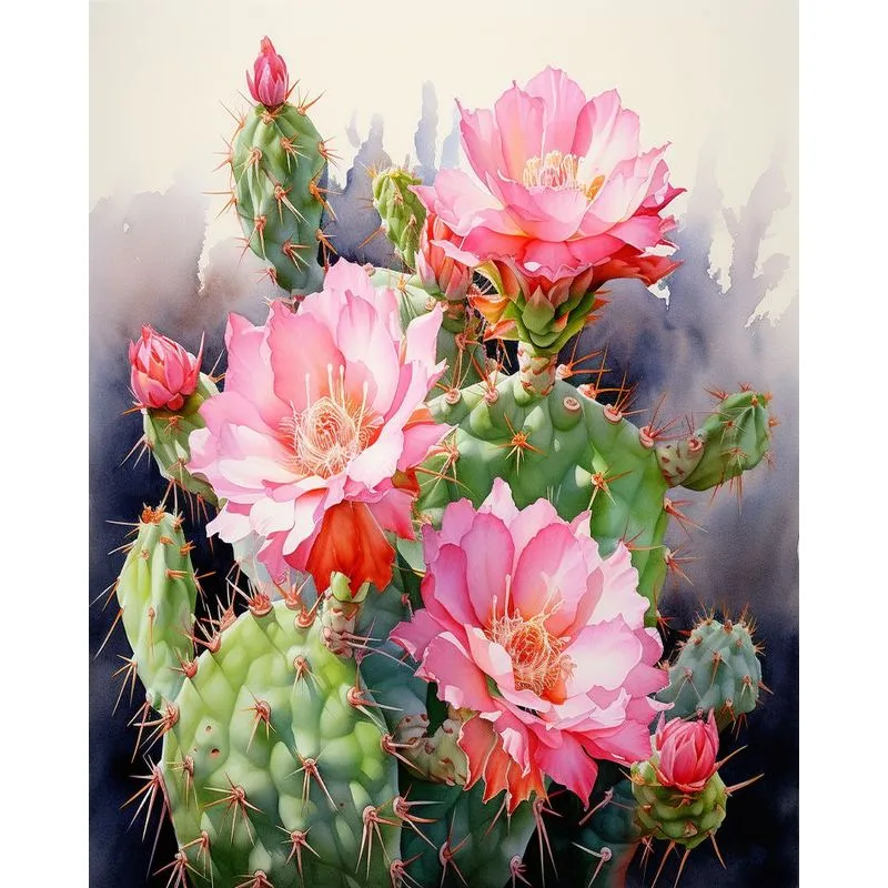 DHgate.com:Rhinestone Diamond Art Kit - DIY Succulent Flower Diamond ...