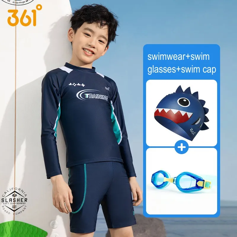 Long Sleeve Swimwear Set: Professional Waterproof Two Piece Swimsuit ...