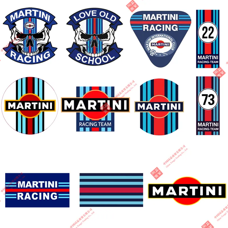 MARTINI Creative sun tanning stickers for Motocross Racing, Off-road ...