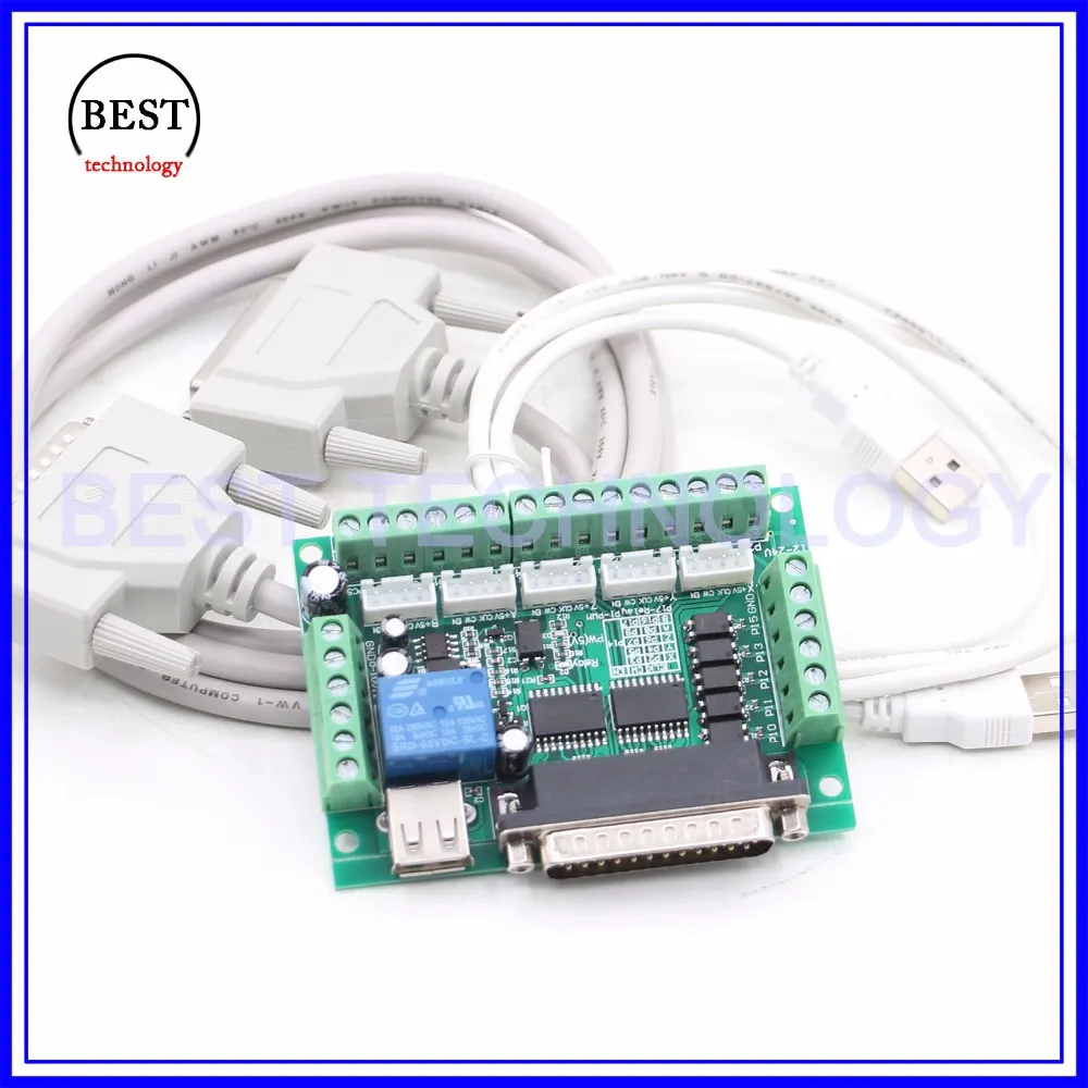 DHgate.com:Mach3 Paraller port controller board DB25 controller 5 axis ...