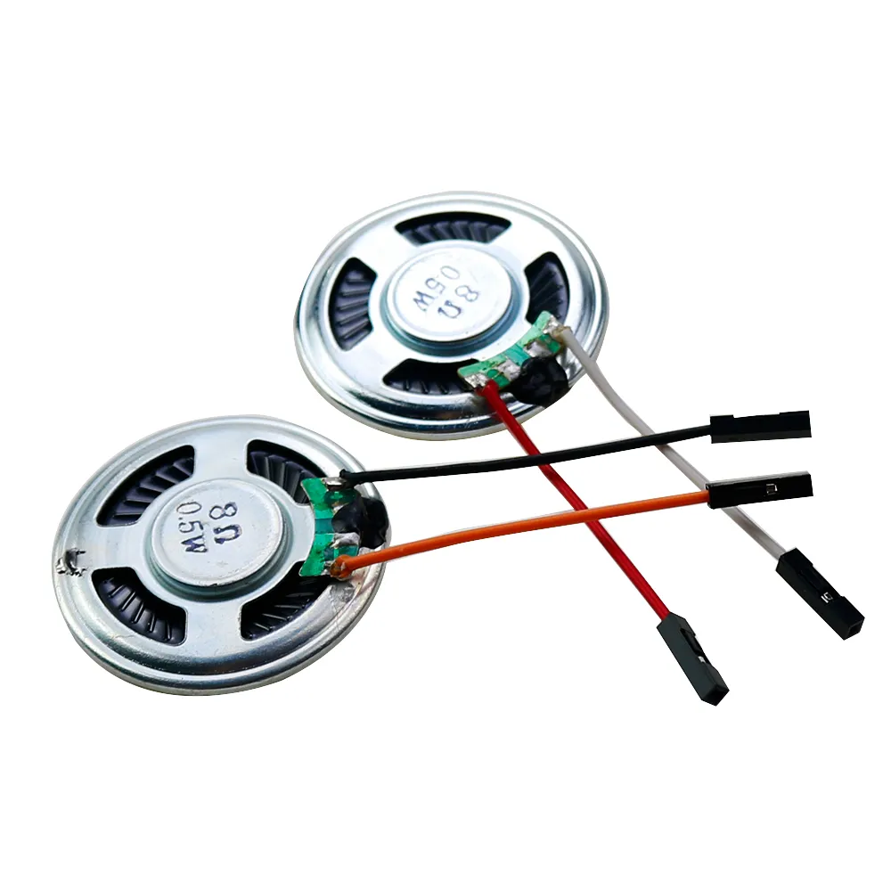 DuPont Wire Mini 8Ω 0.5W Speaker w/ Female Pin & Male Head Connector ...