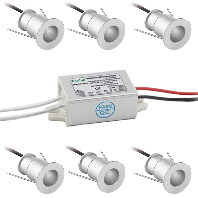 Spotlight Lamps: Mini LED Downlight, 1W 12V Recessed Indoor Spot Light ...