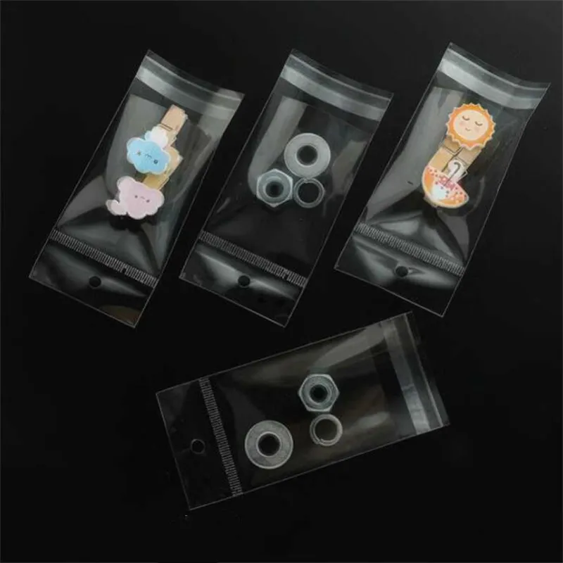 2024 100x Clear Plastic Bags | Resealable Jewelry Packaging Storage ...