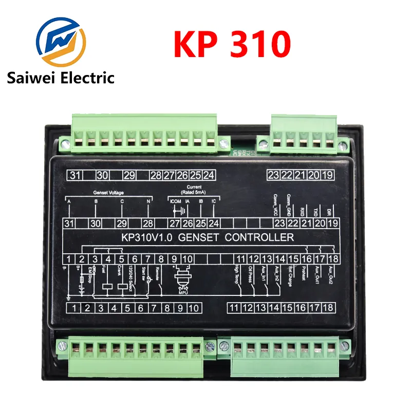 Kipor Generator Controller Module KP310 V1.0 - Start Stop Control Unit ...