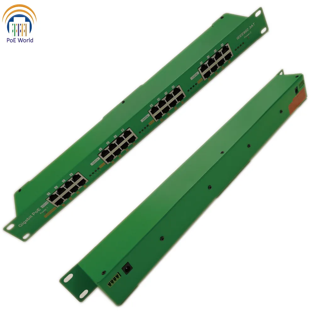 DHgate.com:PoE Patch Panel for IP Cameras - 16-Port Gigabit POE ...