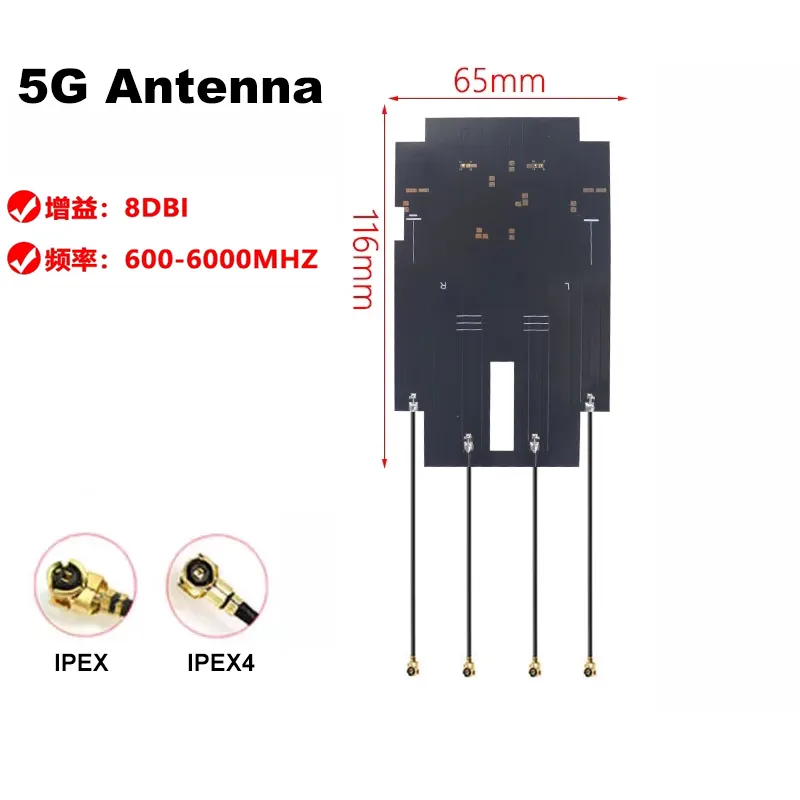 DHgate.com:High Gain 4-in-1 FPC Flexible Antenna with IPX IPEX4 Cable ...