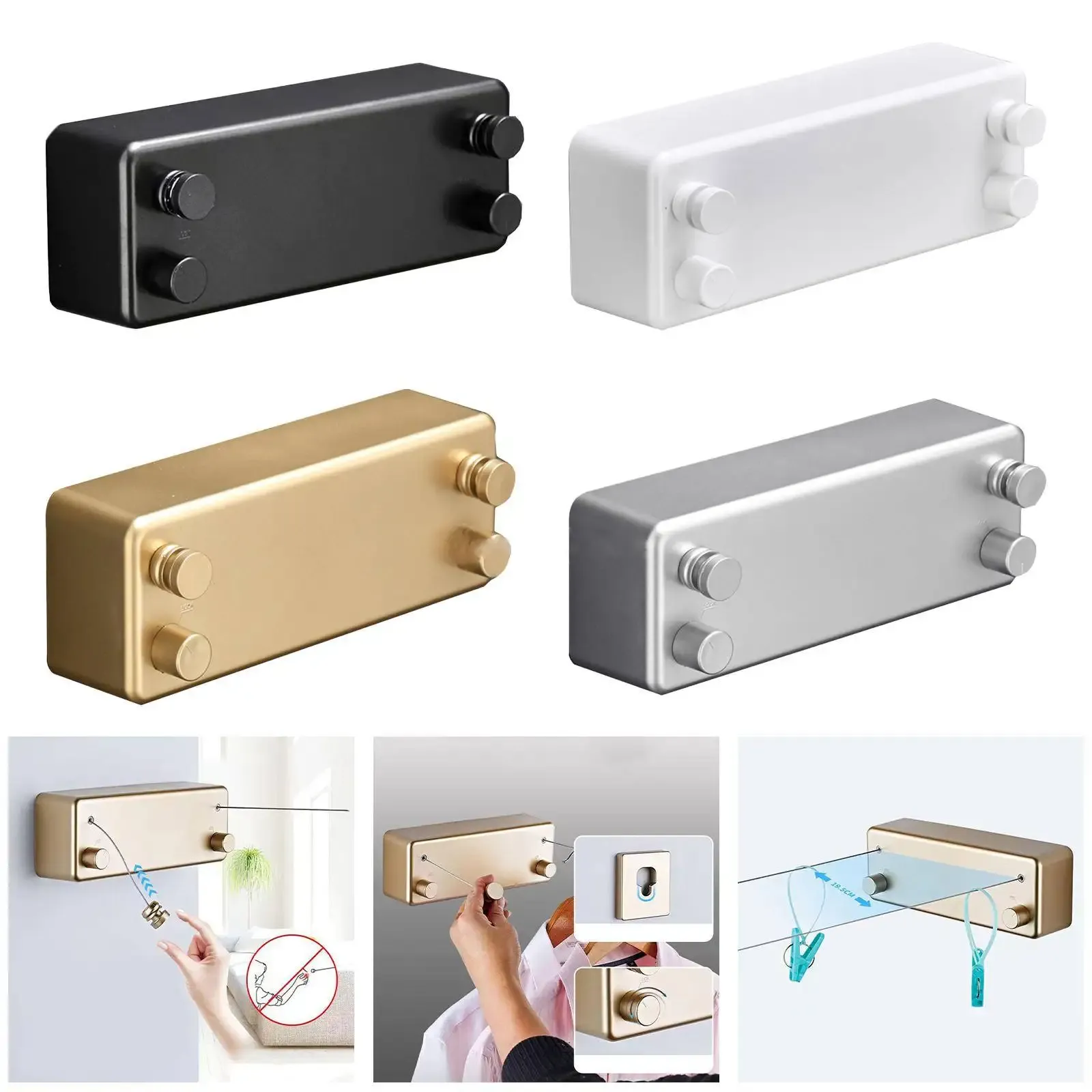 DHgate.com:Balcony Hallway Indoor Drying Laundry Retractable Clothes ...