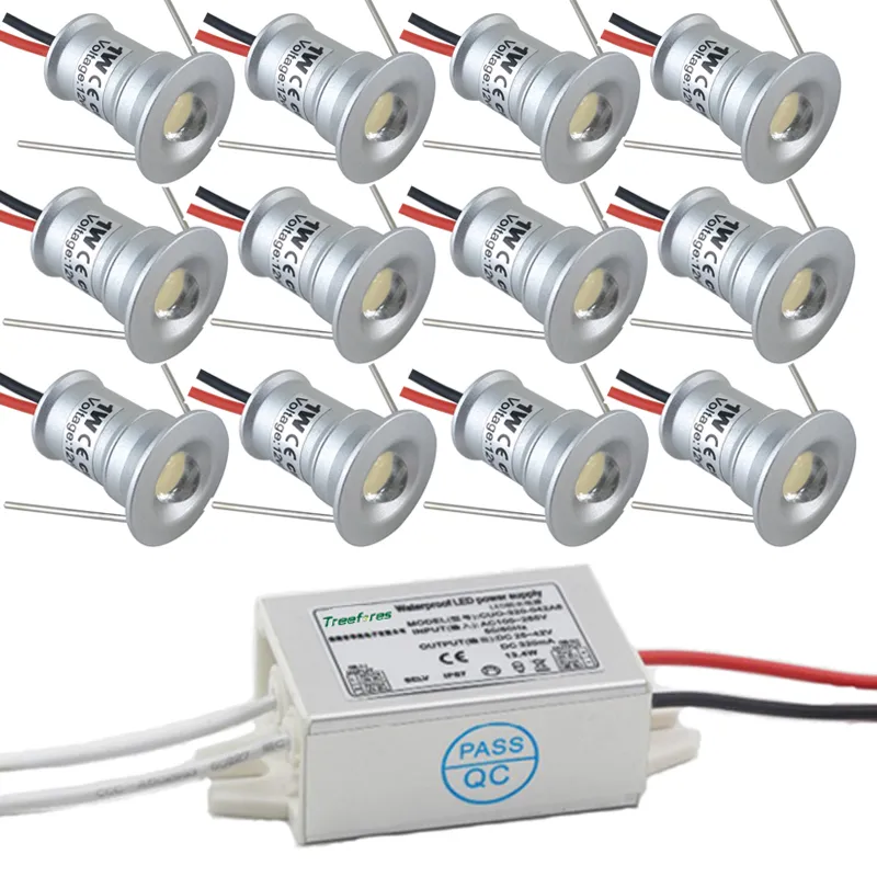 Spotlight Lamps: Mini LED Downlight, 1W 12V Recessed Indoor Spot Light ...