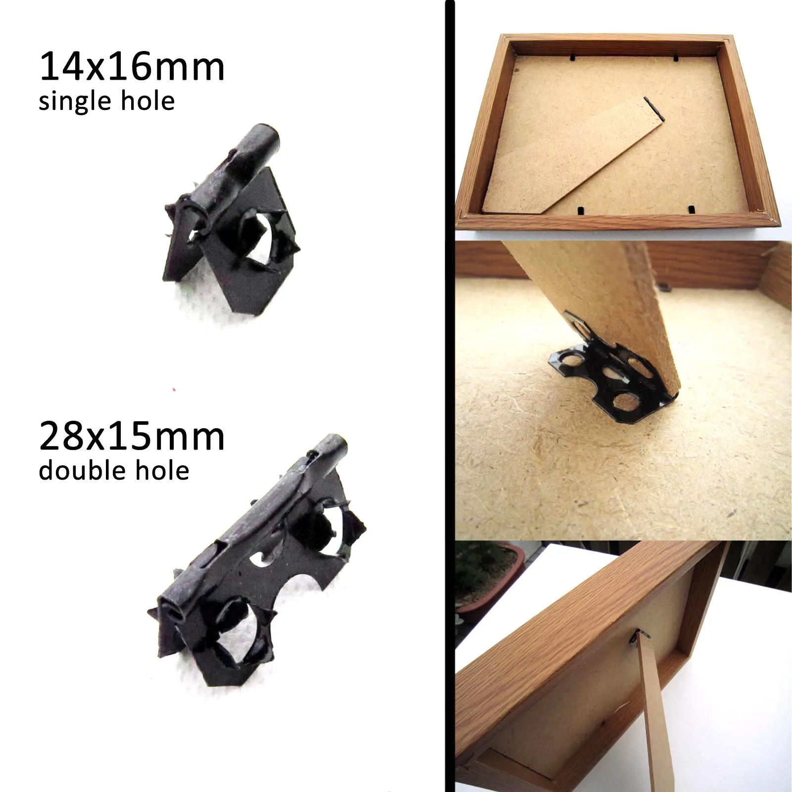 Locking Table Leg Hinges Picture Frame Backboard Support Feet - No ...