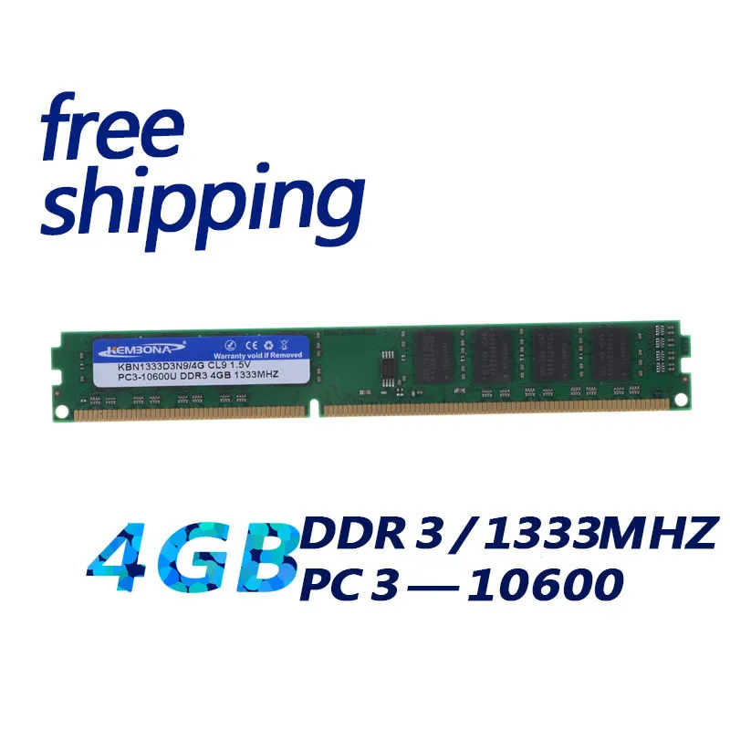 DHgate.com:KEMBONA 4GB DDR3 1333MHz Desktop Memory RAM for A-M-D and ...