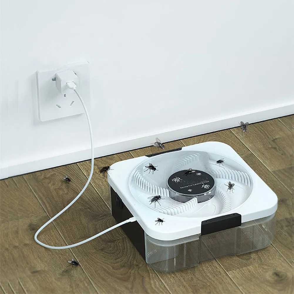 Electric Fly Trap USB Automatic Pest Catcher, Fly Killer, Indoor ...