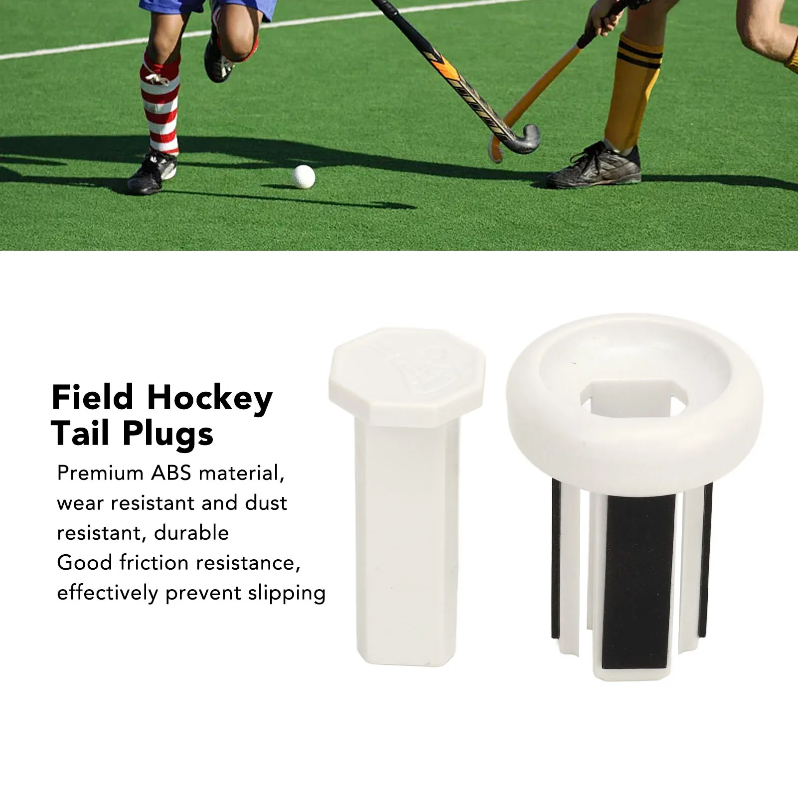 Premium Tail Plugs for Field Hockey Sticks - Durable Rubber End Plugs ...