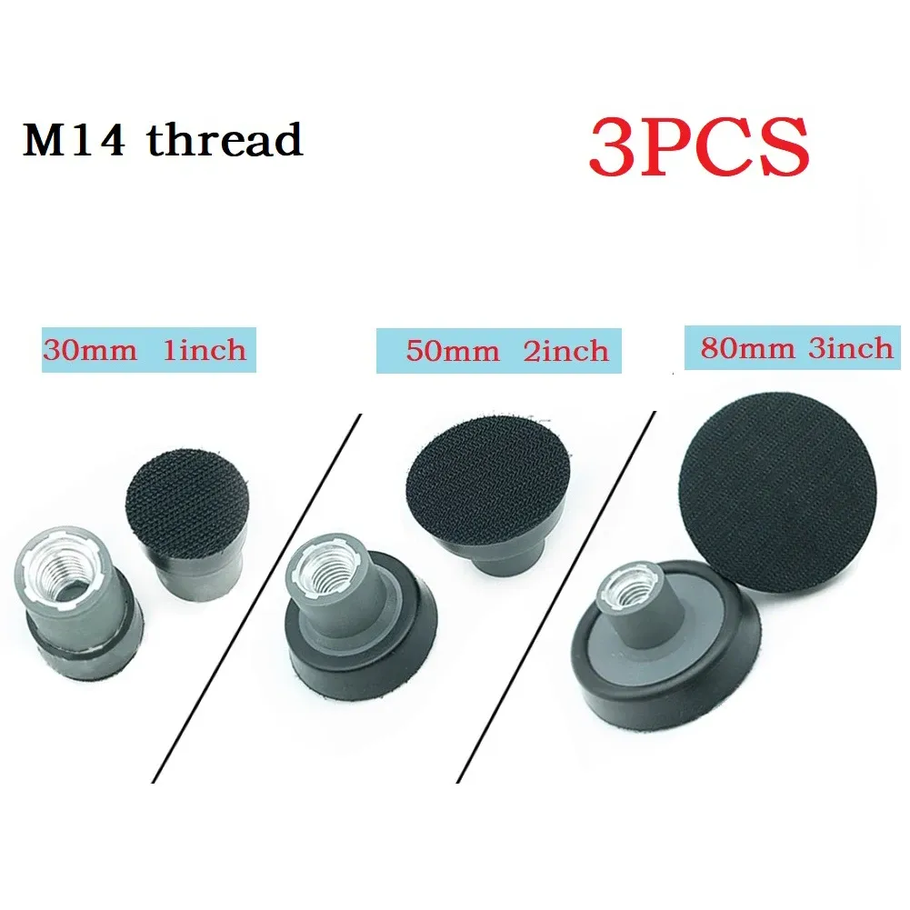 DHgate.com:M14 Thread Polishing Plate Backing Pad Holder, 3Pcs 1/2/3 ...