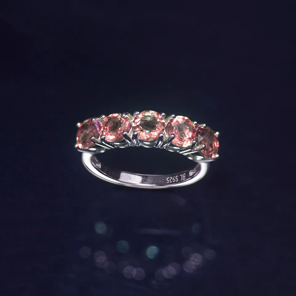Color Change Jewelry Set: 925 Sterling Silver Ring & Earrings - Premium ...
