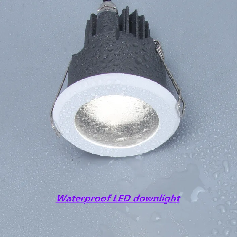 Waterproof LED Fogless Bathroom Recessed Light, IP65 Ceiling Shower ...