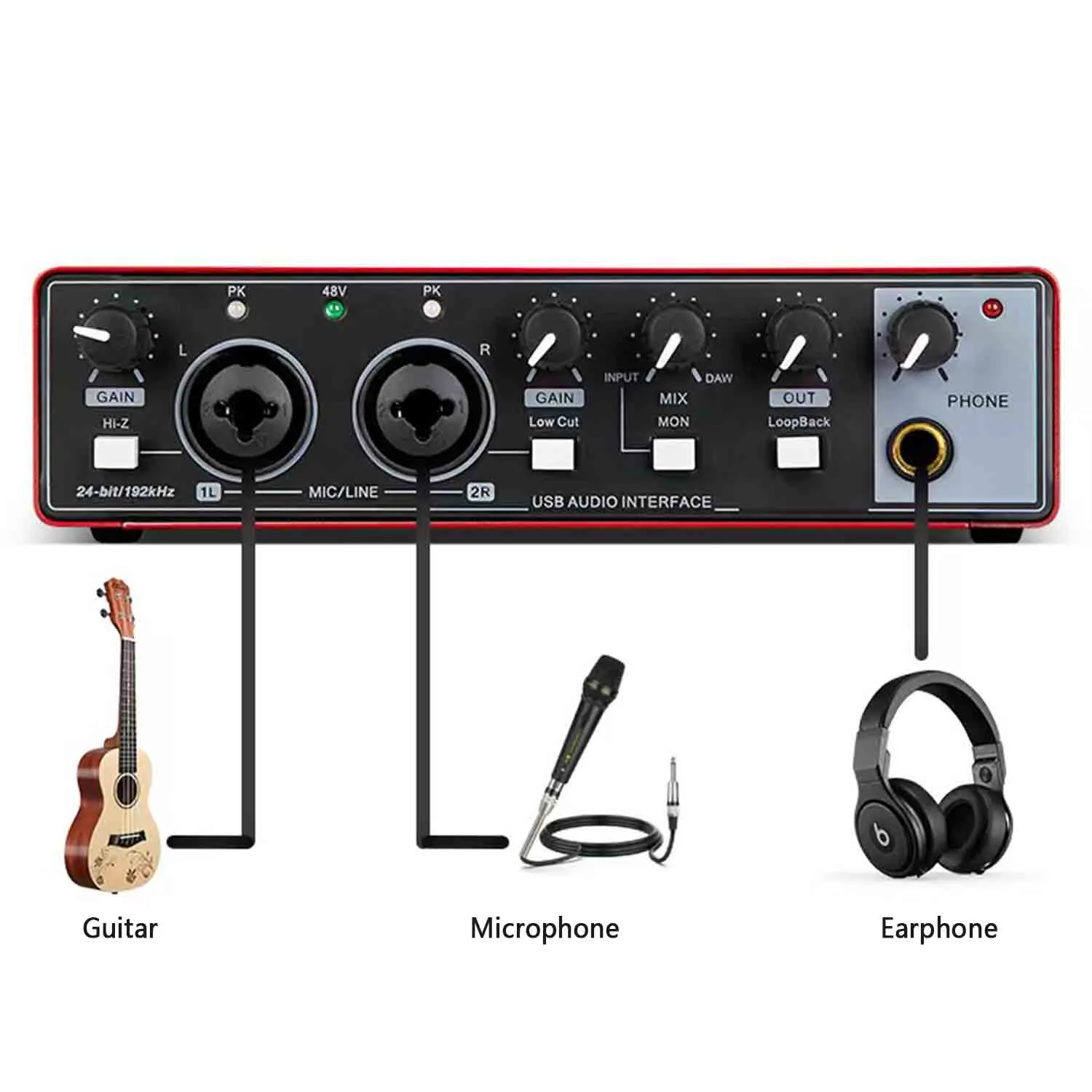 Sound Card Studio Record Professional USB Audio... From Ddmyday, $88.99 ...