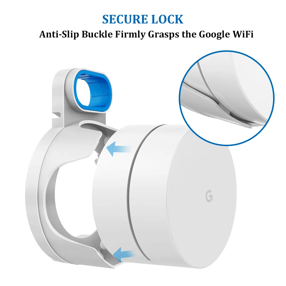 DHgate.com:Google WiFi Mount White Wall-Mounted Bracket Holder for ...