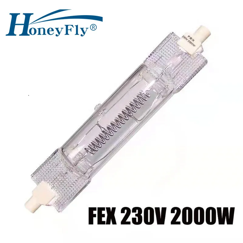 RX7S Halogen Flood Light - 2000W, 220V, Quartz Tube Filament Bulb for ...
