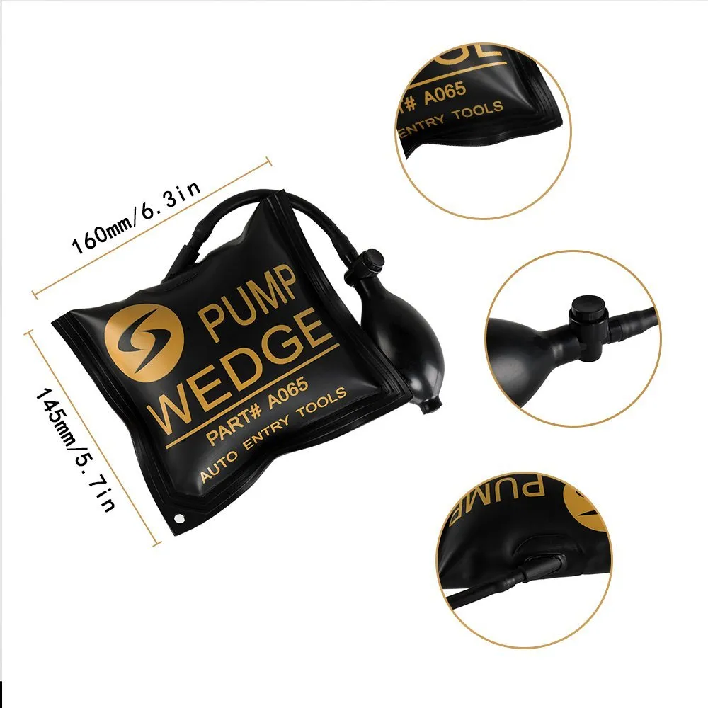 Auto Locksmith webmaster tools: Black Medium Air Wedge Pump Wedges - 6. ...
