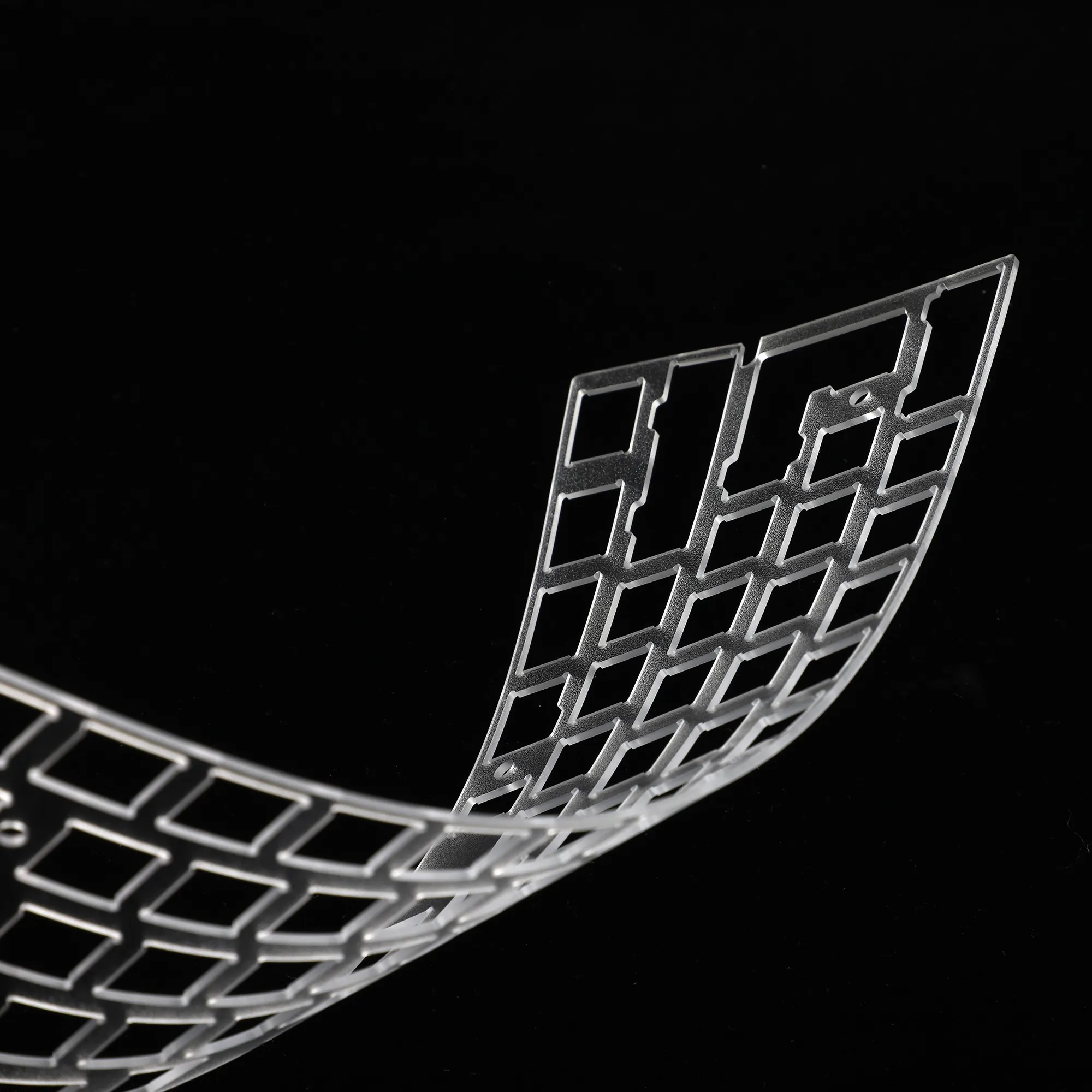 Polycarbonate Plate, ANSI ISO Layout, Universal PCB Stabs, 60% DZ60 ...