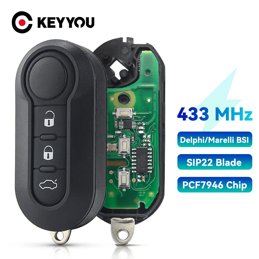 DHgate.com:3-Button 433.92MHz Car Key Remote Control Key Fob ...
