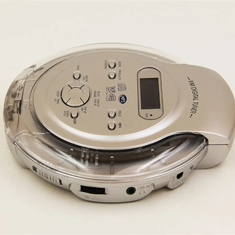 Portable CD Player With Bass Boost, Shockproof, MP3 Format Discs, LCD ...