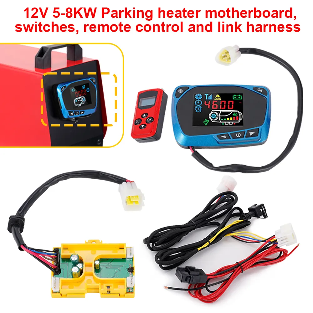 DHgate.com:2024 Universal 12V LCD Display Diesel Air Heater Monitor ...