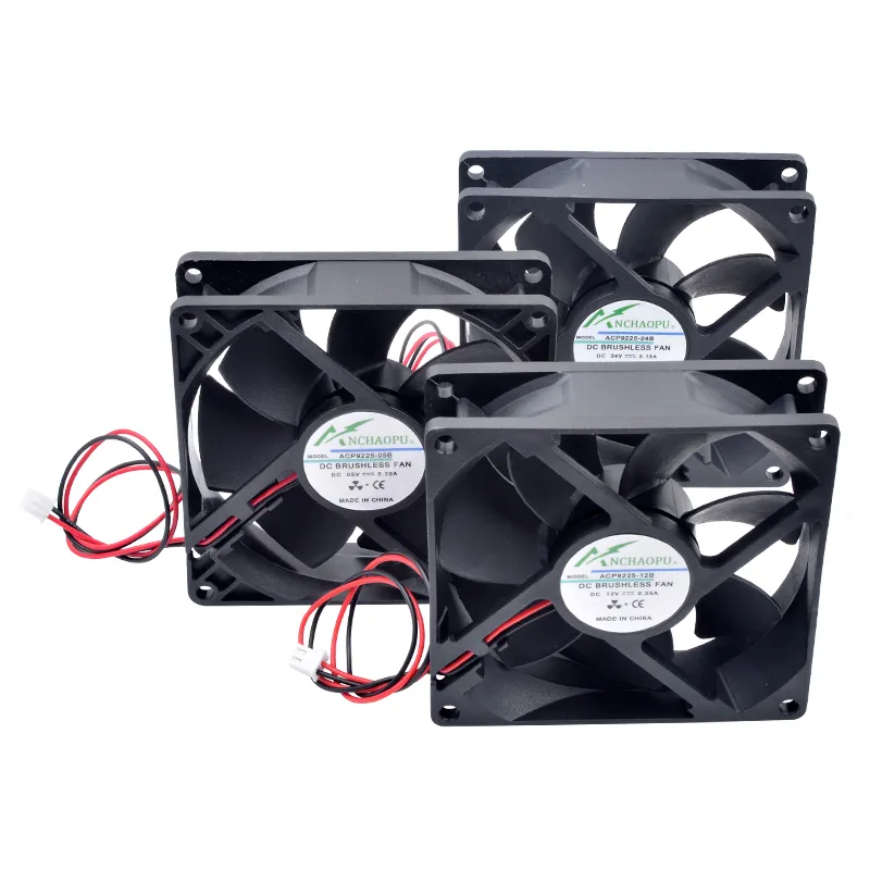 DHgate.com:Upgraded 92x92x25mm DC 5/12/24V 2-Pin Cooling Fan, Quiet Small Case Fan for Computer ...