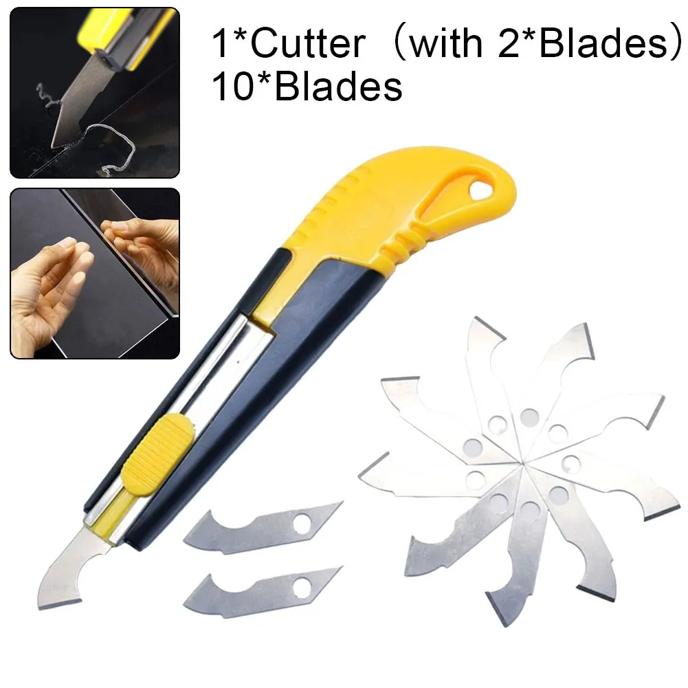 Precision Plastic Sheet Cutter with 10 Replacement Blades - Multi ...