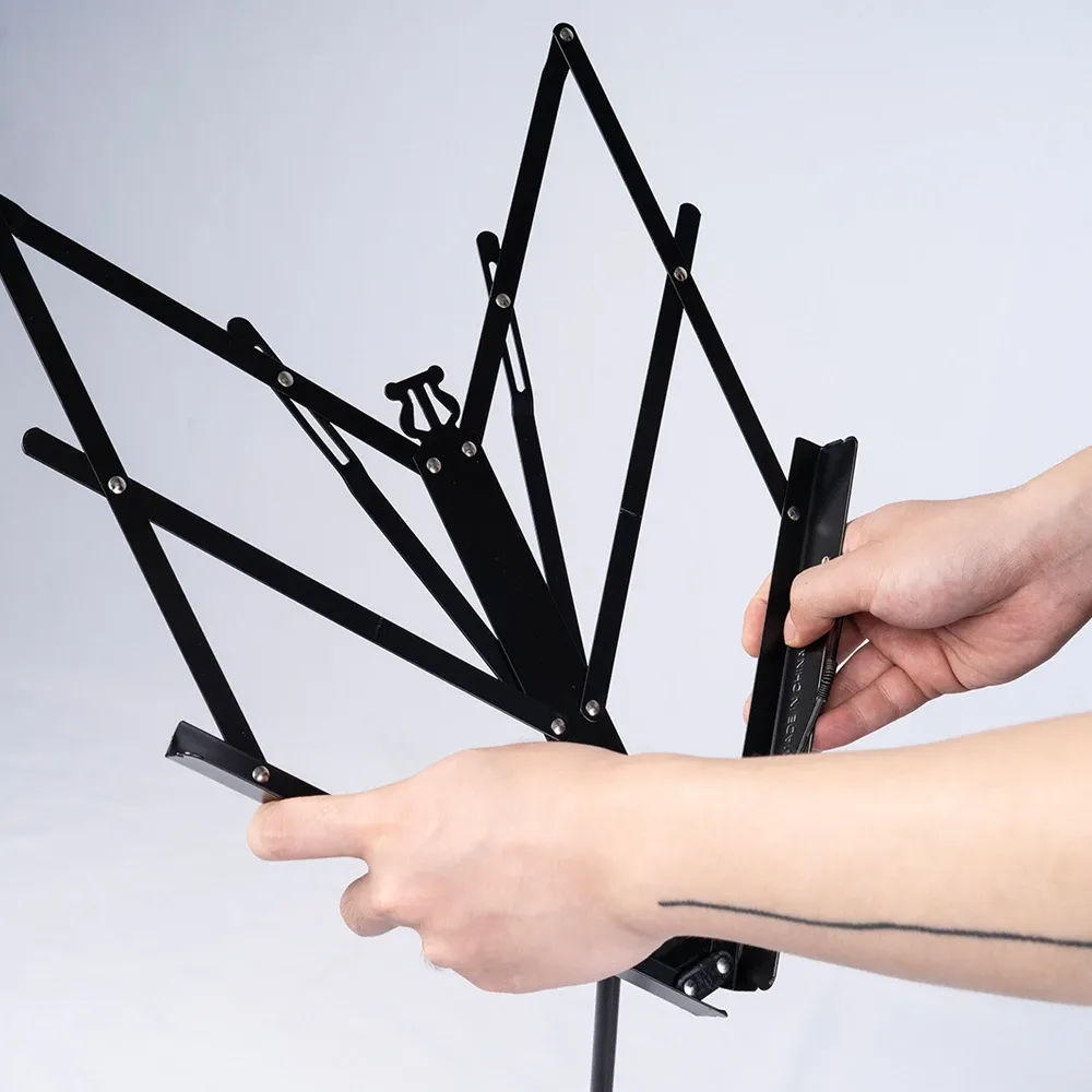 GUITTO Folding Music Stand Portable Aluminum Alloy... From Ddmyapr, $59 ...
