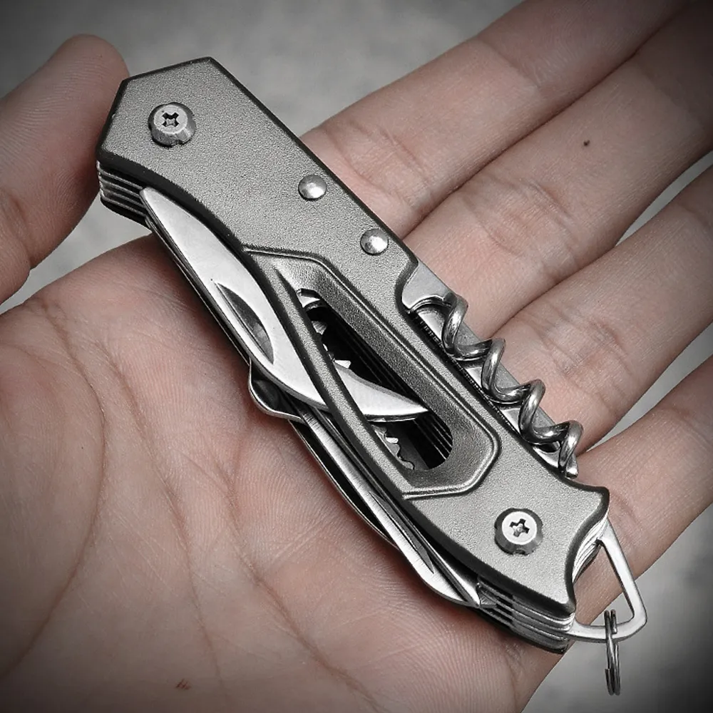 Multi-Functional Stainless Steel Folding Pocket Knife for Outdoor ...