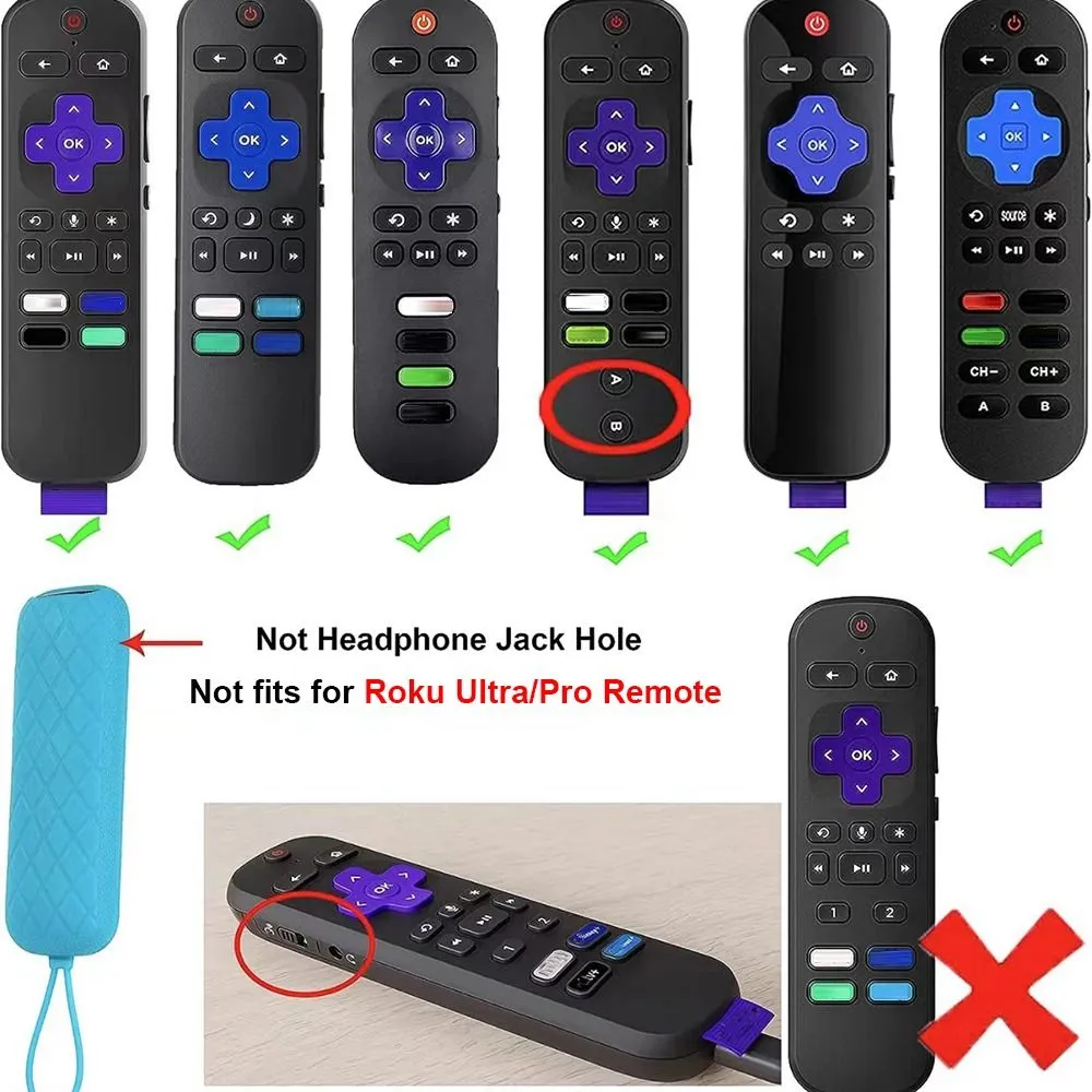 DHgate.com:Luminous Silicone Remote Cover for TCL Roku RC280 TV ...