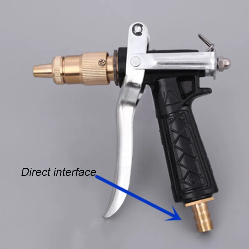 High Pressure Water Gun With Adjustable Shower Head For Car And Garden Cleaning Flower Sprinkler ...