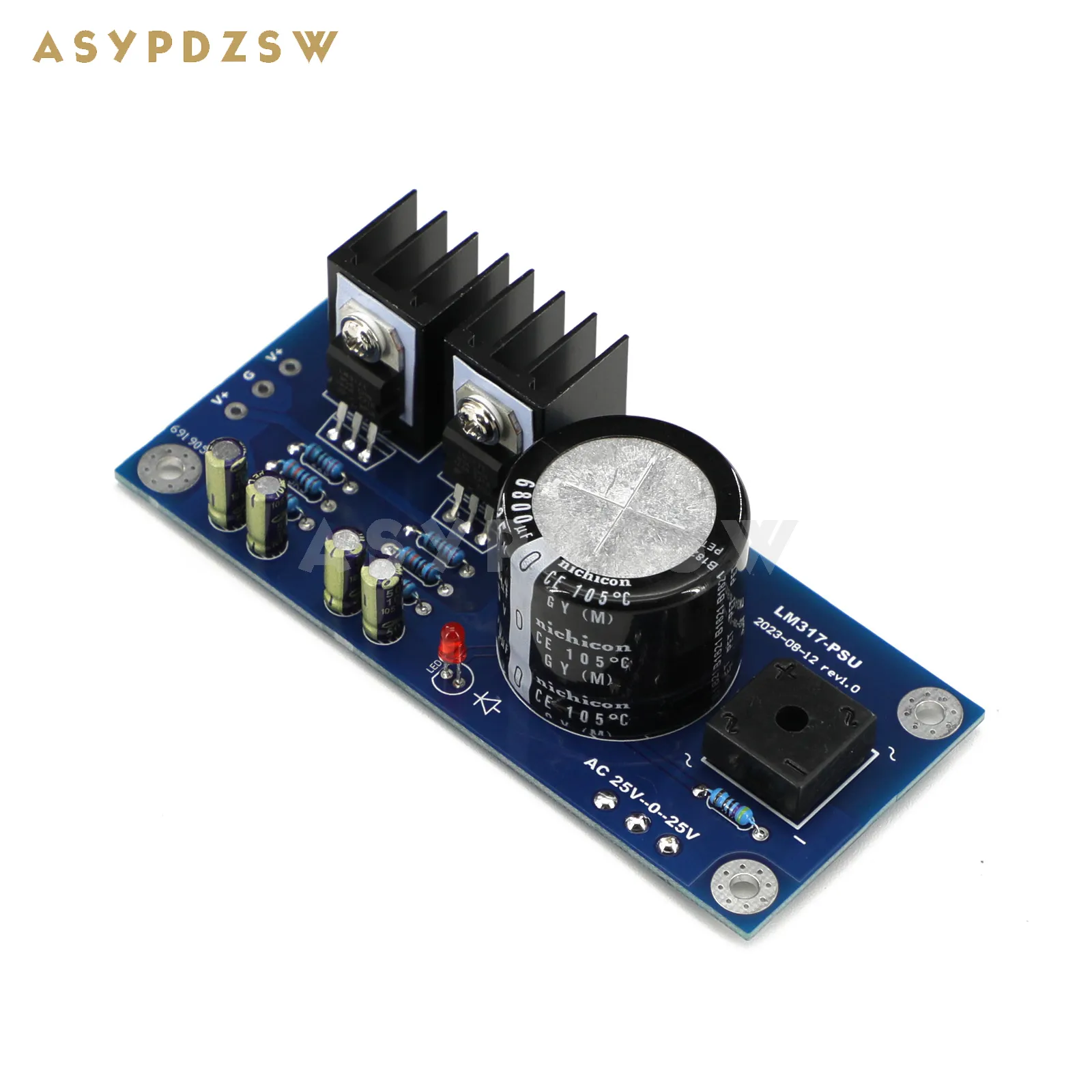 24V 2A DC Power Supply Regulated Module Kit Dual Output For Audio ...