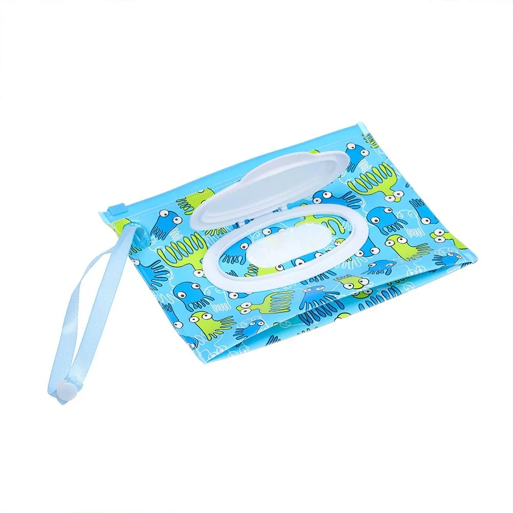 Clamshell Portable Eco-Friendly Refillable Travel newborn wet wipes Box ...